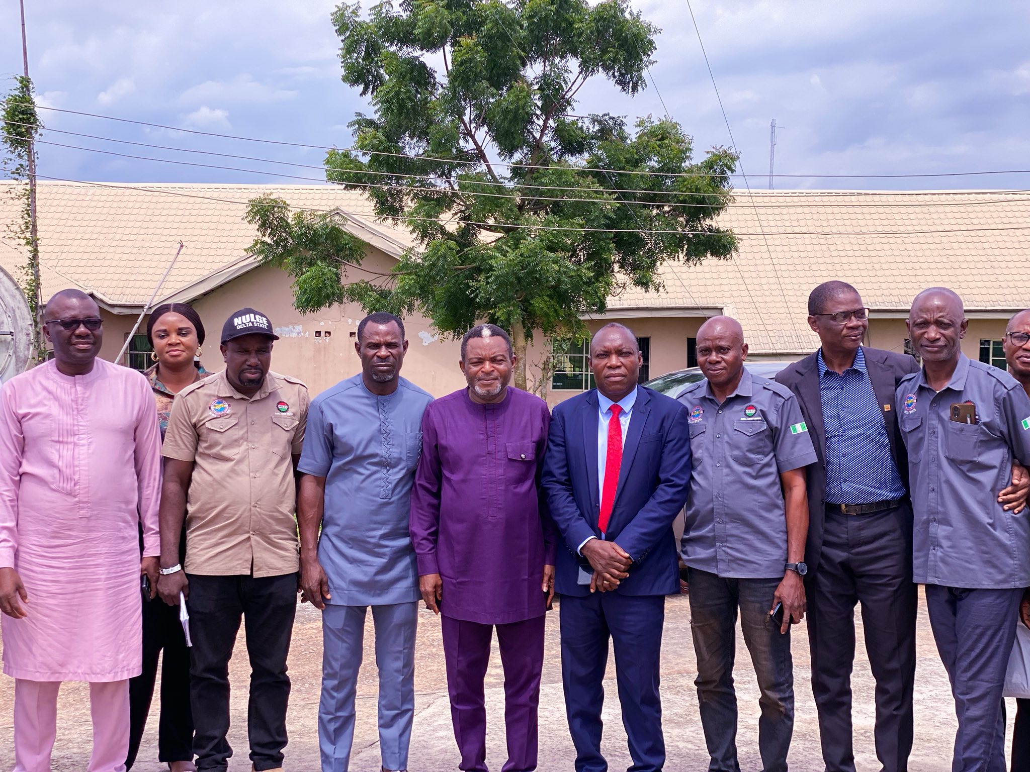 Delta State NULGE Leadership Visits Ika South Local Government Council ...